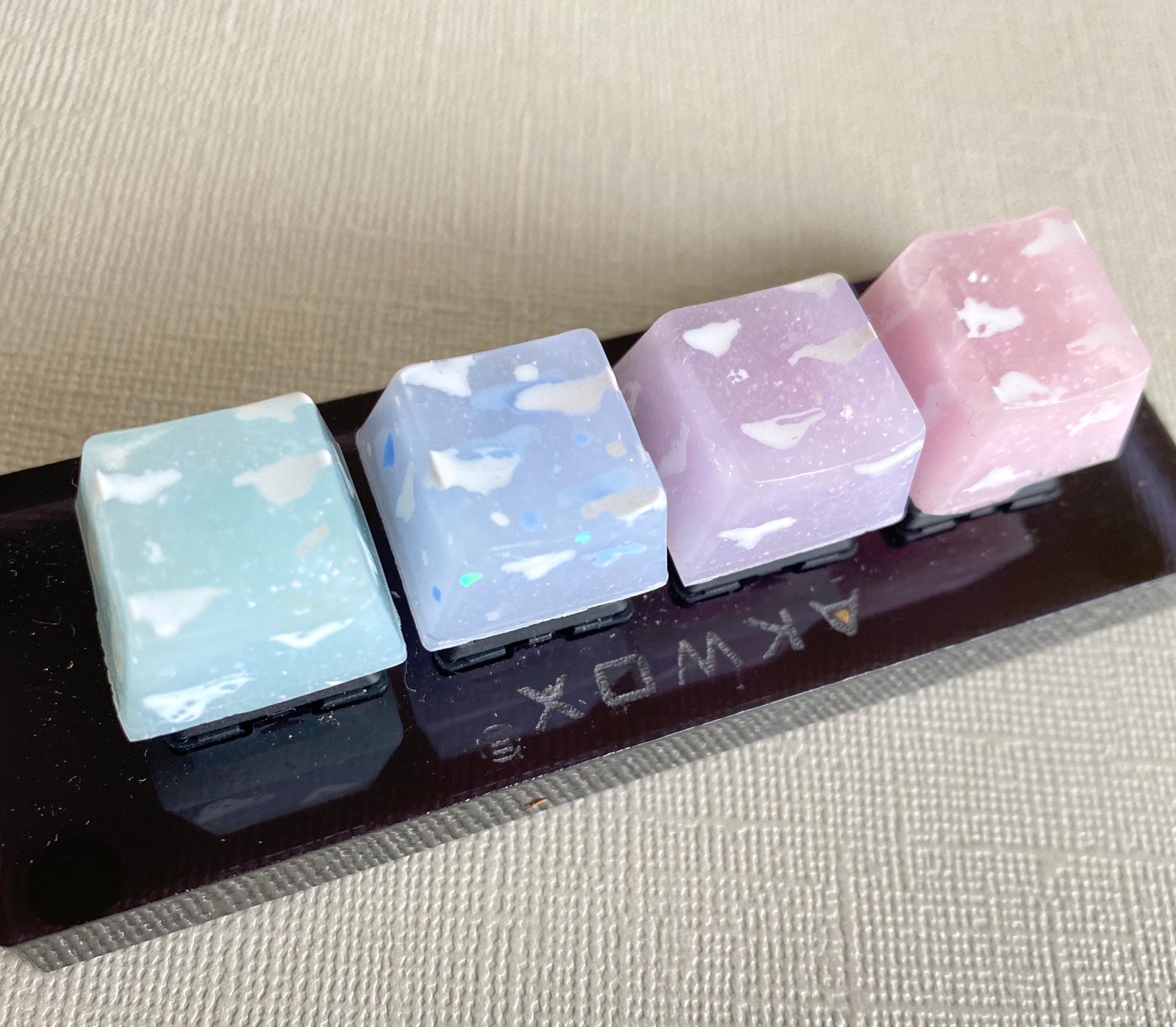 Dreamy Pastel Clouds Artisan Kawaii Key Cap Keebs Cute - Etsy