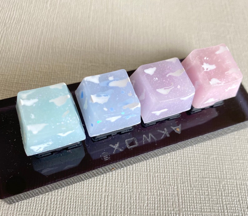 Dreamy Pastel Clouds Artisan Kawaii Key Cap Keebs Cute - Etsy