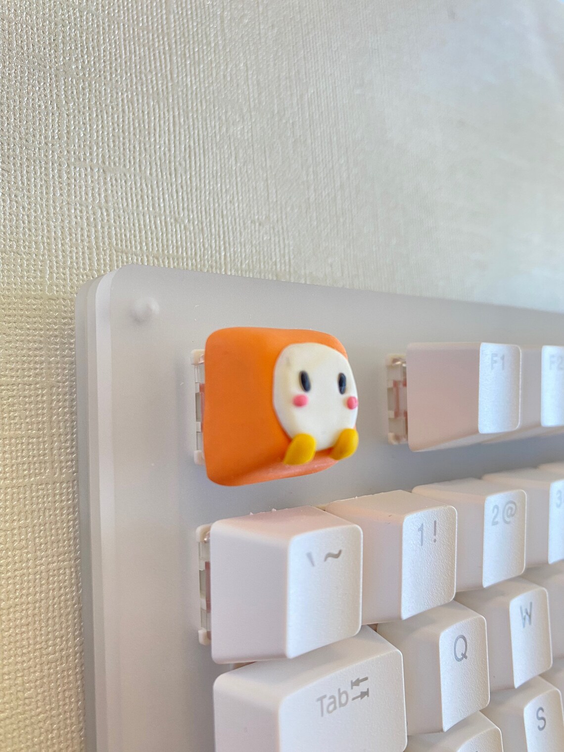Orange Blob Waddle Kawaii Key Cap Keebs Cute Keycaps - Etsy