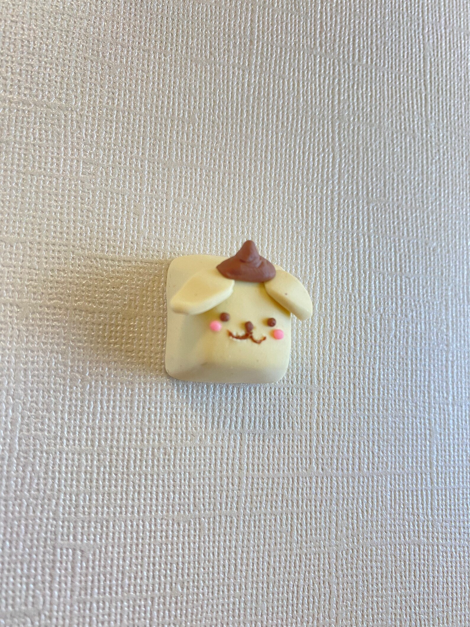 Purin Pudding Daisy Kawaii Key Cap | Keebs | Cute Keycaps | Clay ...