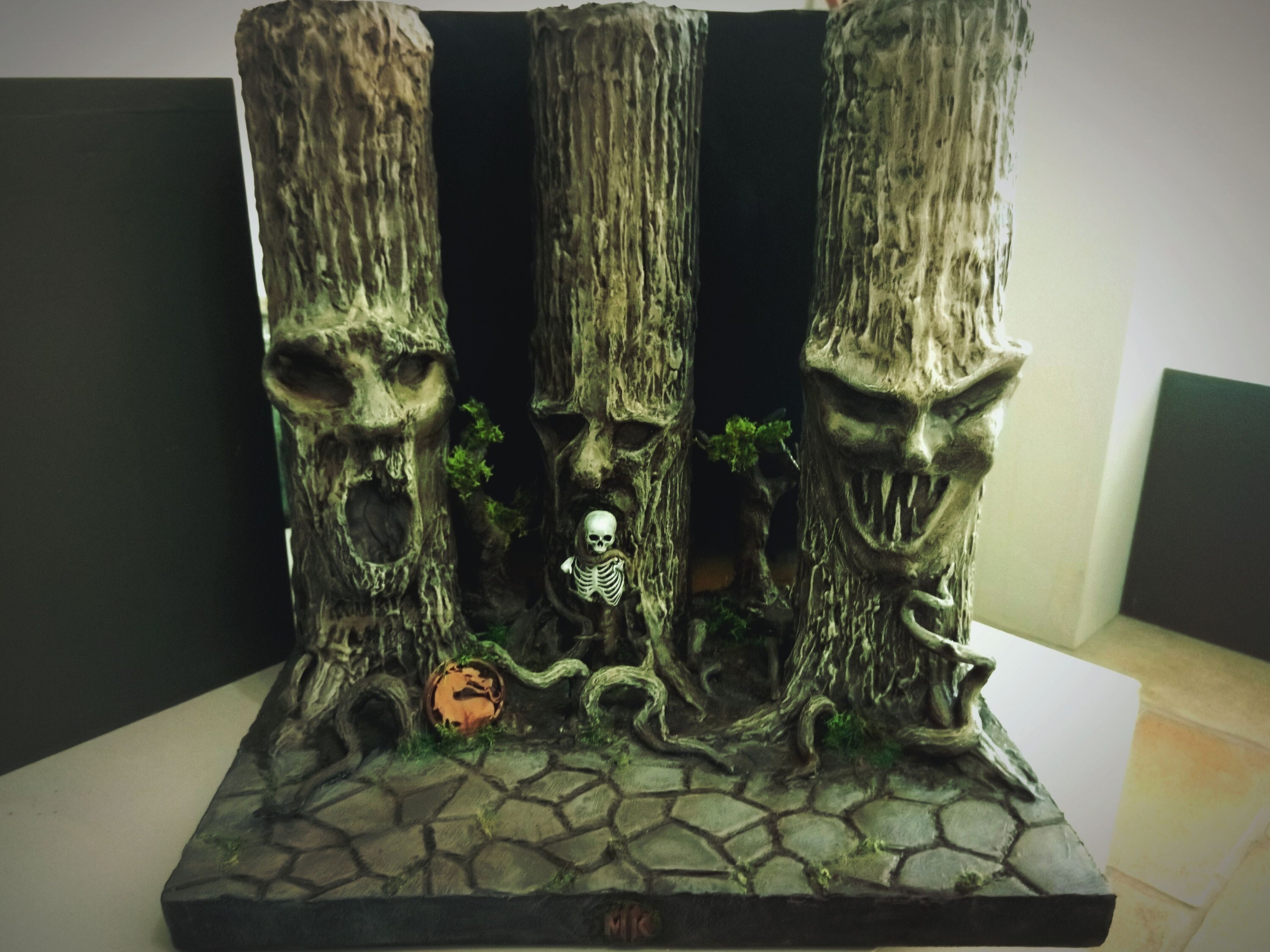 Mortal Kombat Living Forest Diorama Detolf Size For Storm Etsy