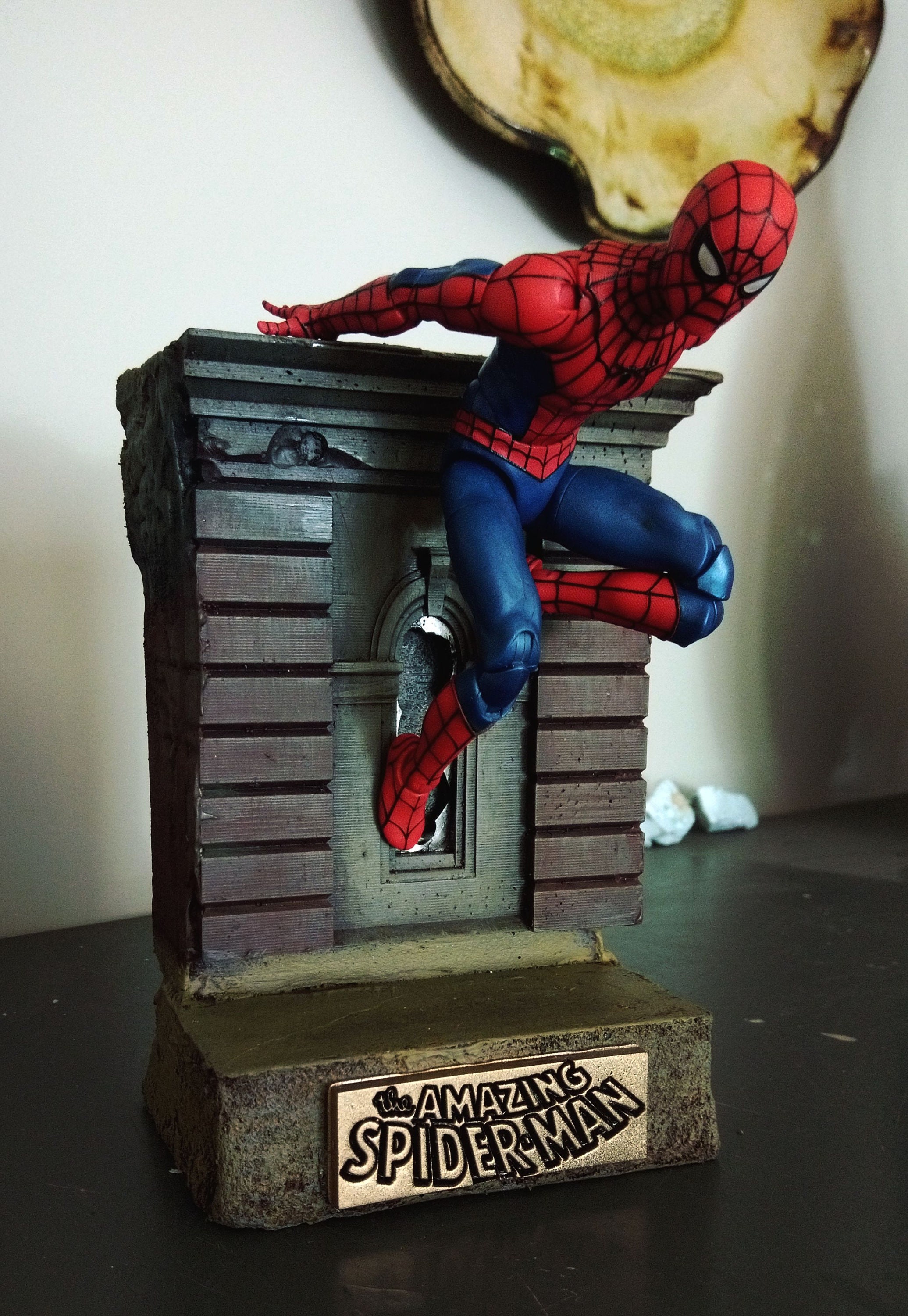 Spider-man Diorama Base for 1/12 6 Inch Action Figures Like Marvel ...