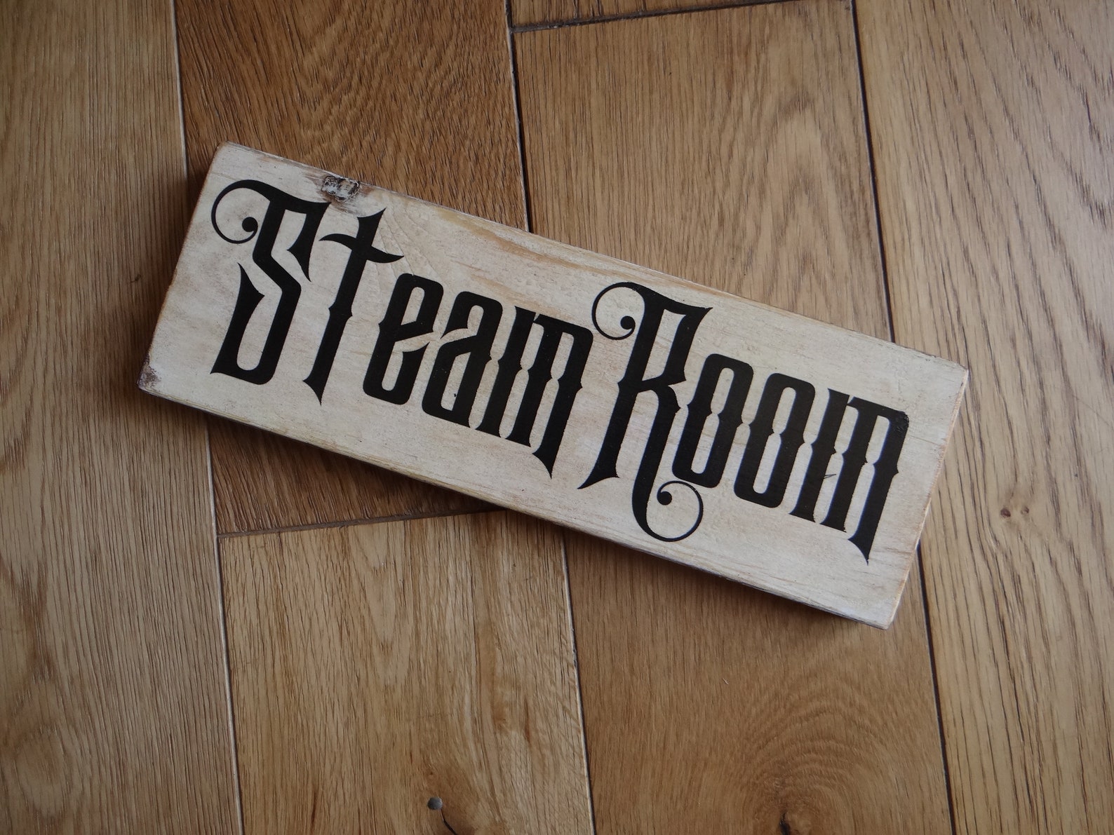 Steam Room Vintage Old Style Wooden Sign Plaque Industrial | Etsy