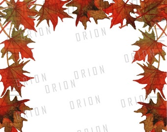 Fall Borders and Page Breaks Clip Art COMBO PACK by - Etsy