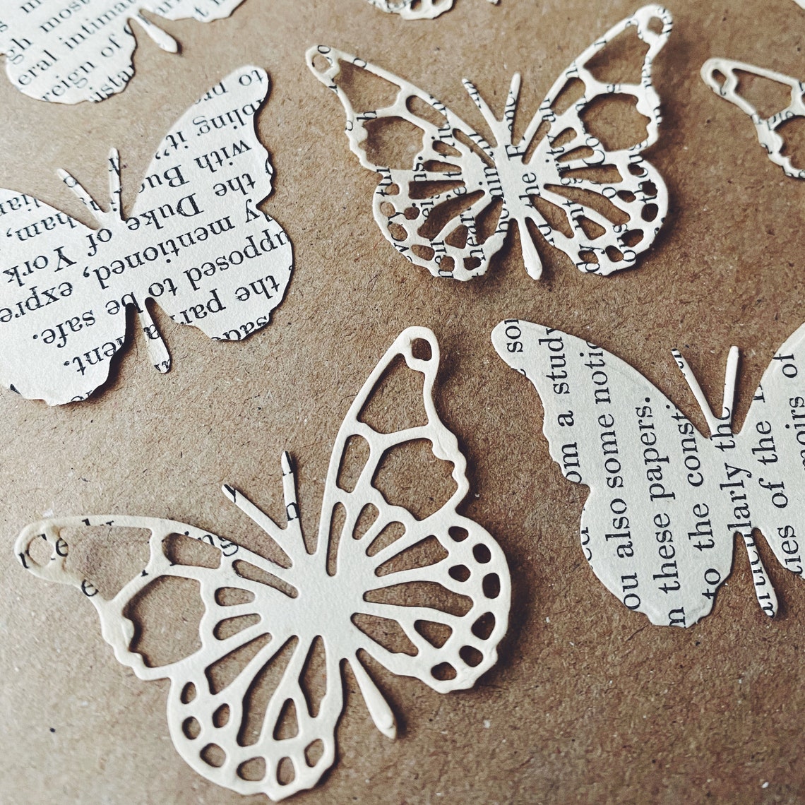 Vintage Paper Butterflies | Etsy