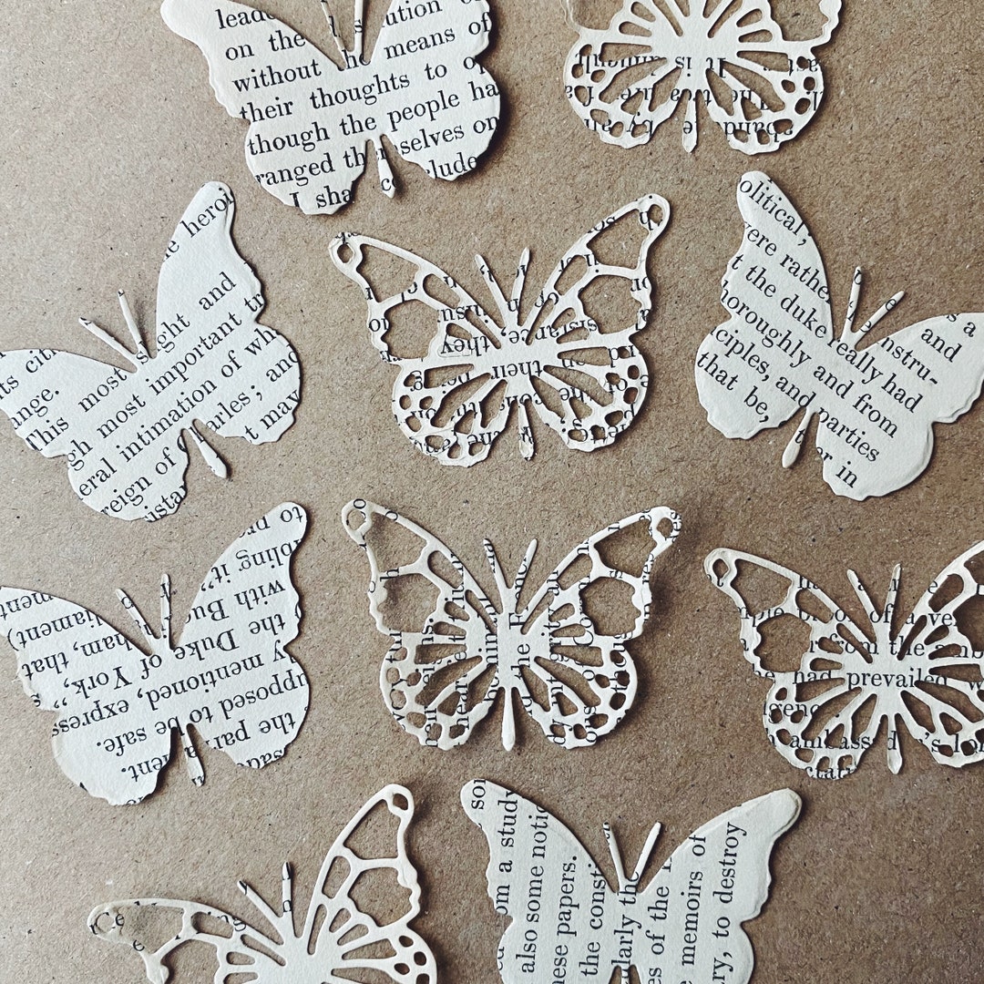 Vintage Paper Butterflies - Etsy