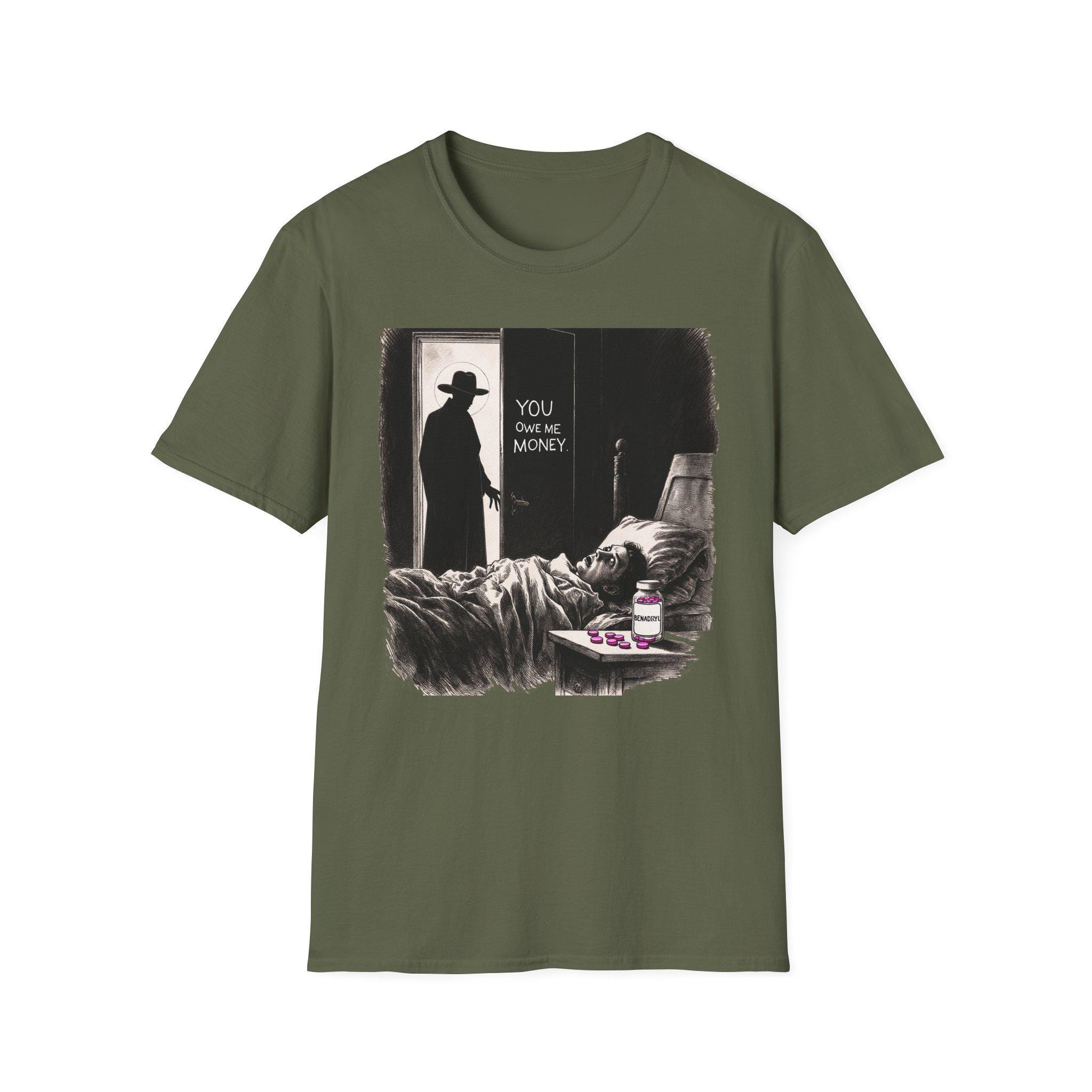 The Hatman, Creepypasta Shadow People Unisex Softstyle T-shirt ...
