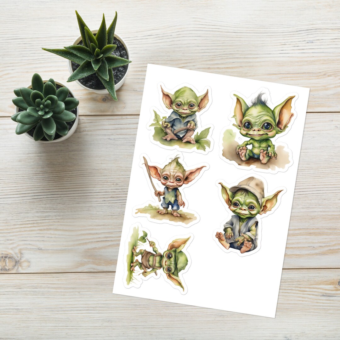 Baby Goblins Sticker Sheet With 5 Stickers - Etsy