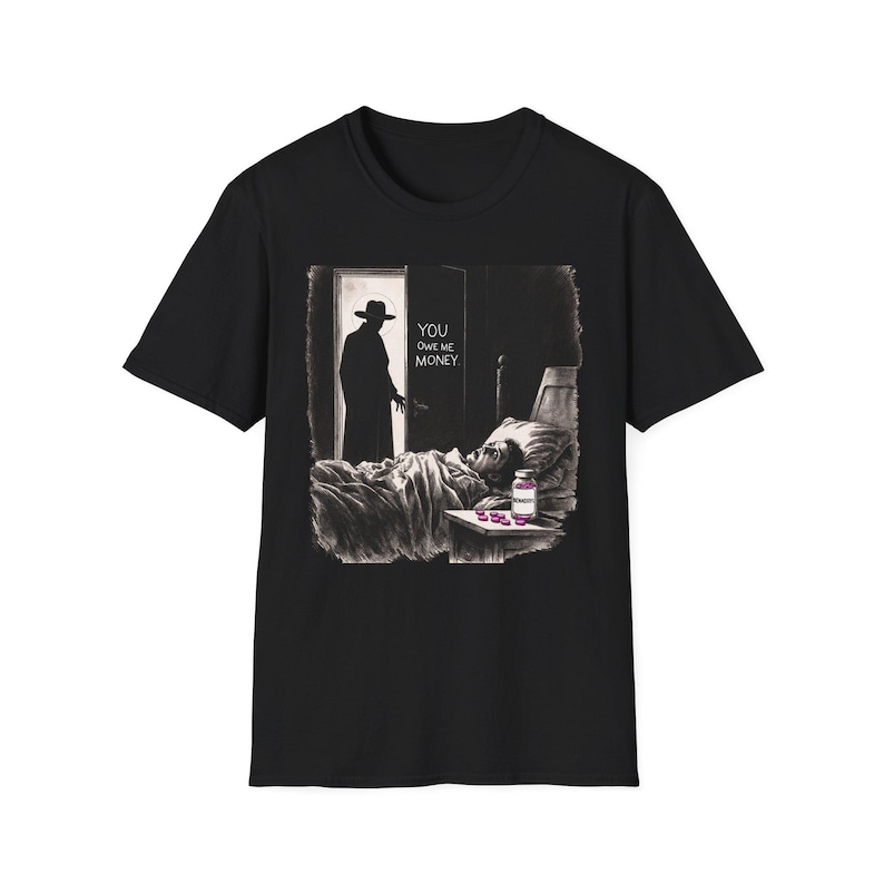 The Hatman, Creepypasta Shadow People Unisex Softstyle T-shirt ...