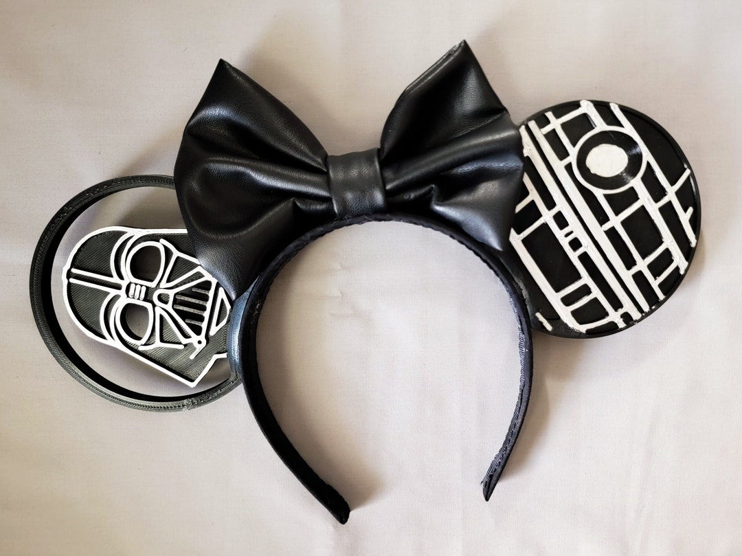 Darth Vader Inspired Minnie Ears | Dark Side | Star Wars | 3D Printed ...