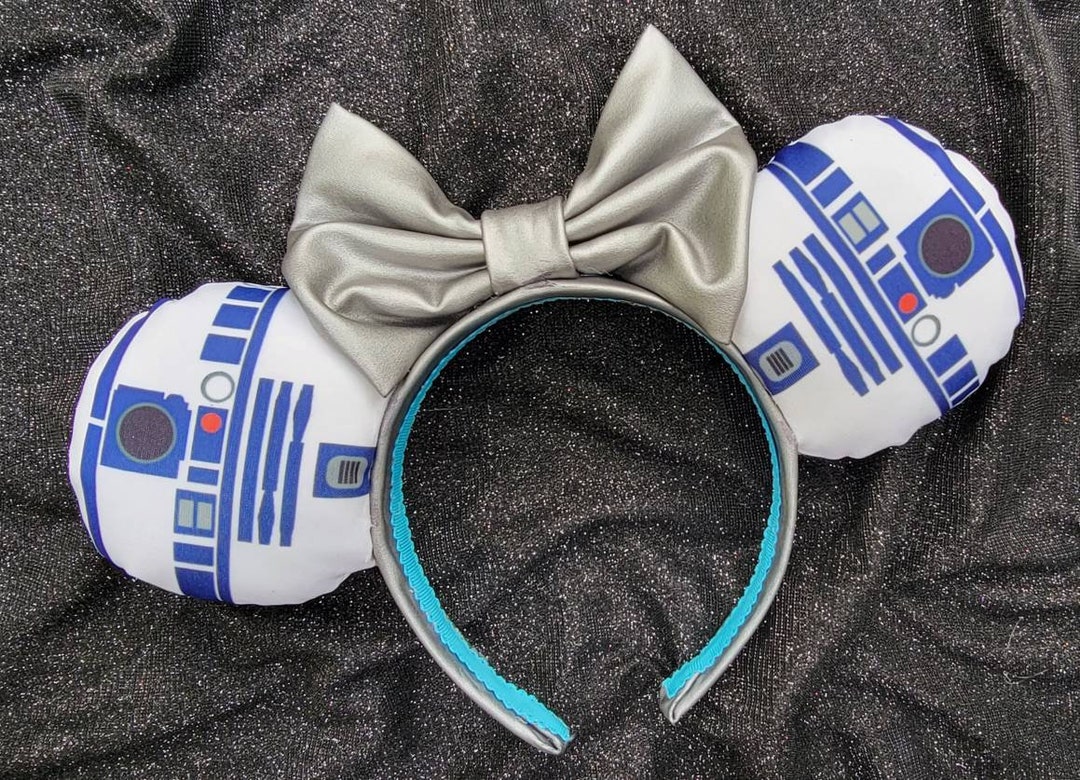 R2-D2 Inspired Minnie Ears Star Wars Ears Galaxy's Edge Mickey Ears ...