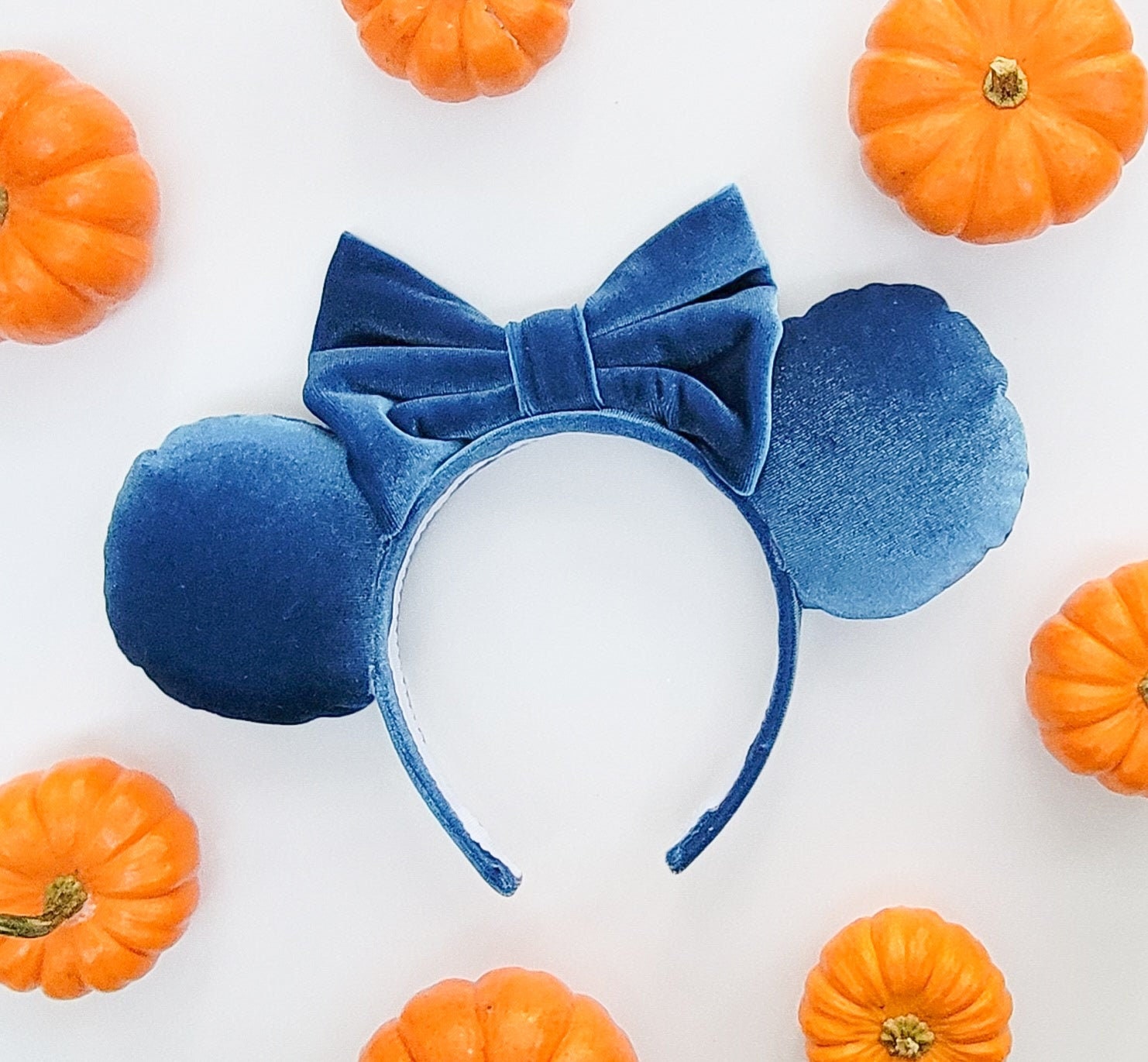 Bibbidi Bobbidi Blue Velvet Minnie Ears Velvet Ears Minnie - Etsy