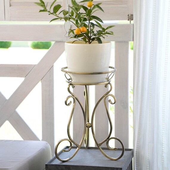 Flower Stand Flowerpot Stand Handmade Metal Plants Flower - Etsy