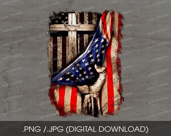 American flag cross | Etsy