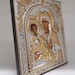 Virgin Mary Three-handed Silver Christian Orthodox Icon / Greek ...