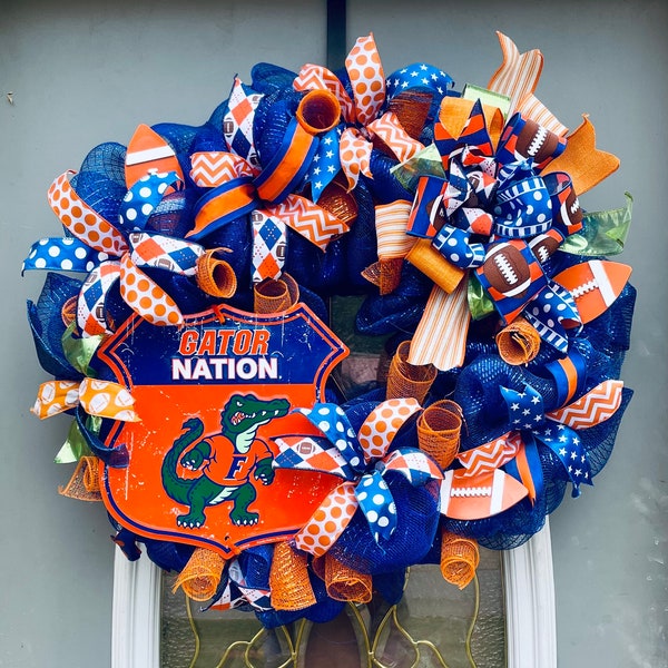 Collegiate Wreaths - Etsy