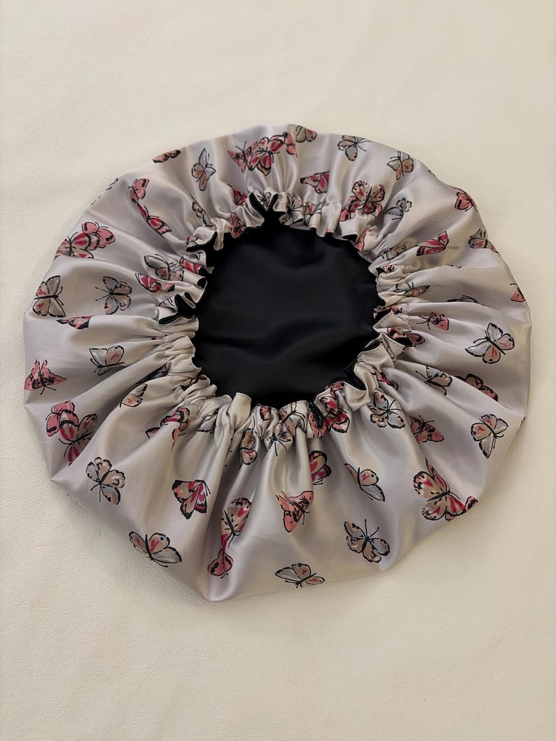 Silky Satin Hair Bonnet for Women | Protective Night Hair Care | Double ...