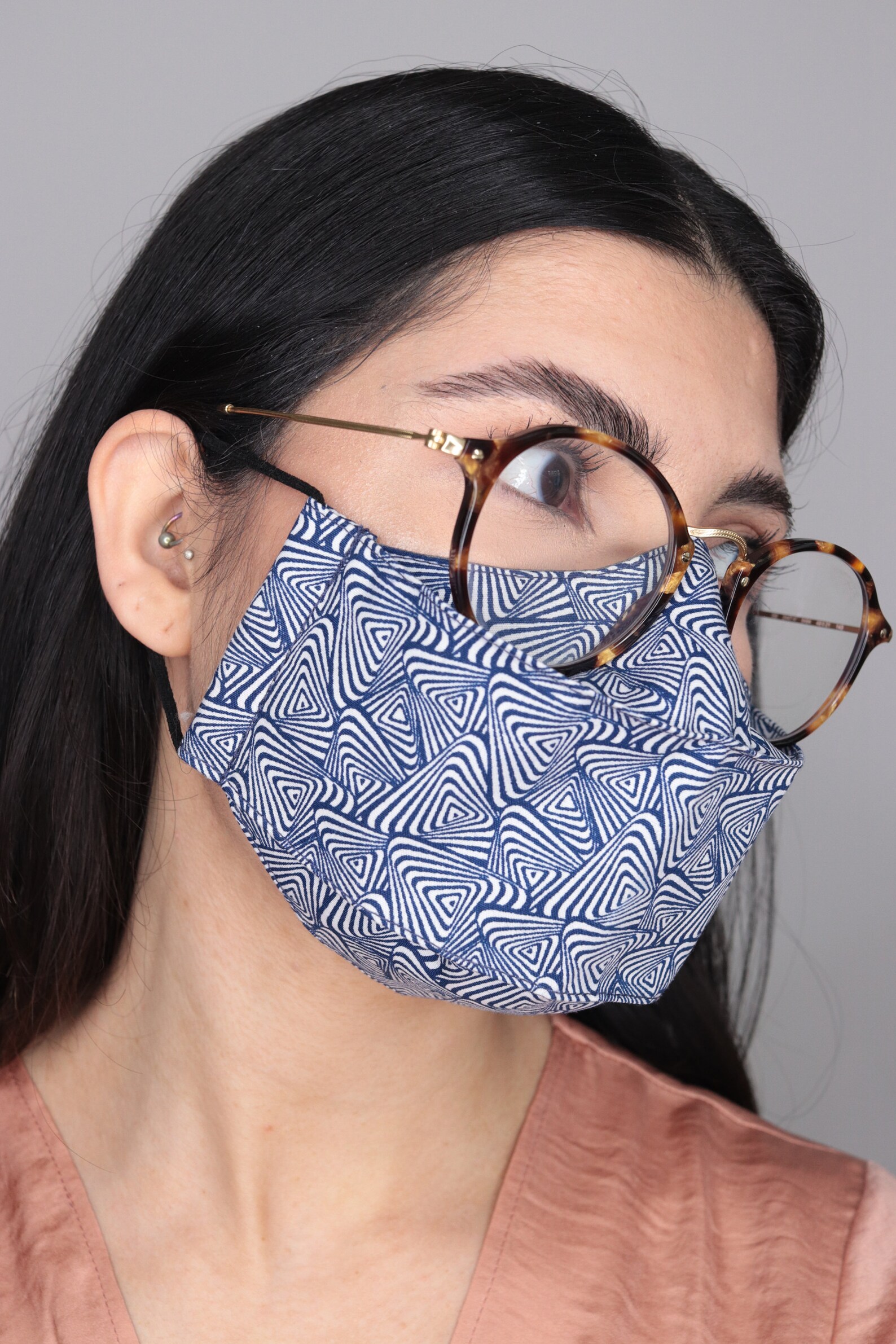 Best Reusable Mask in the UK for Glasses Wearers Anti Fog 3D | Etsy UK