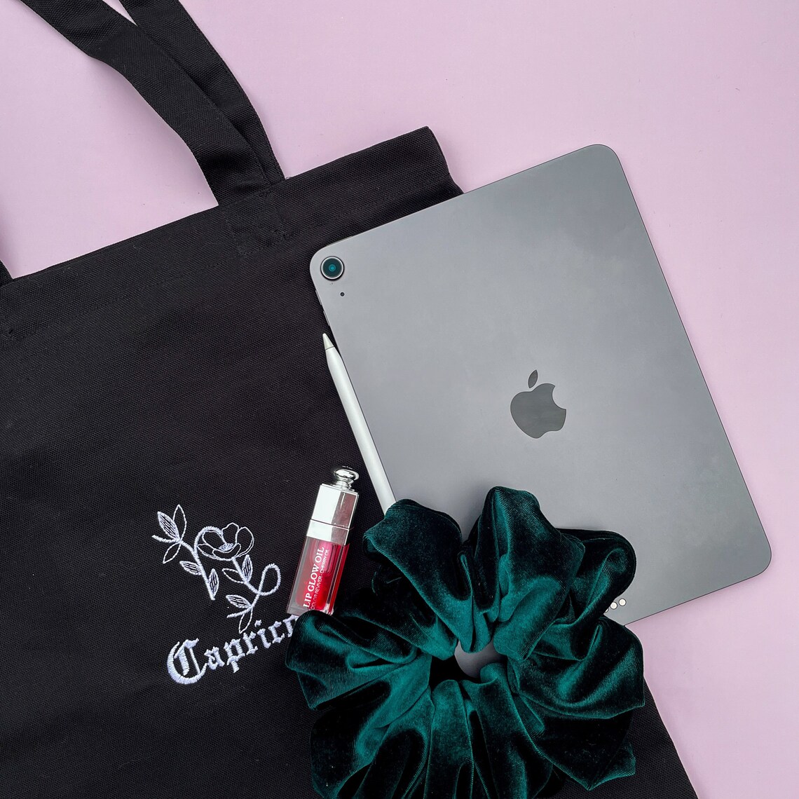 Black Zodiac Tote Bag With an Inner Pocket to Store Keys or Phone ...