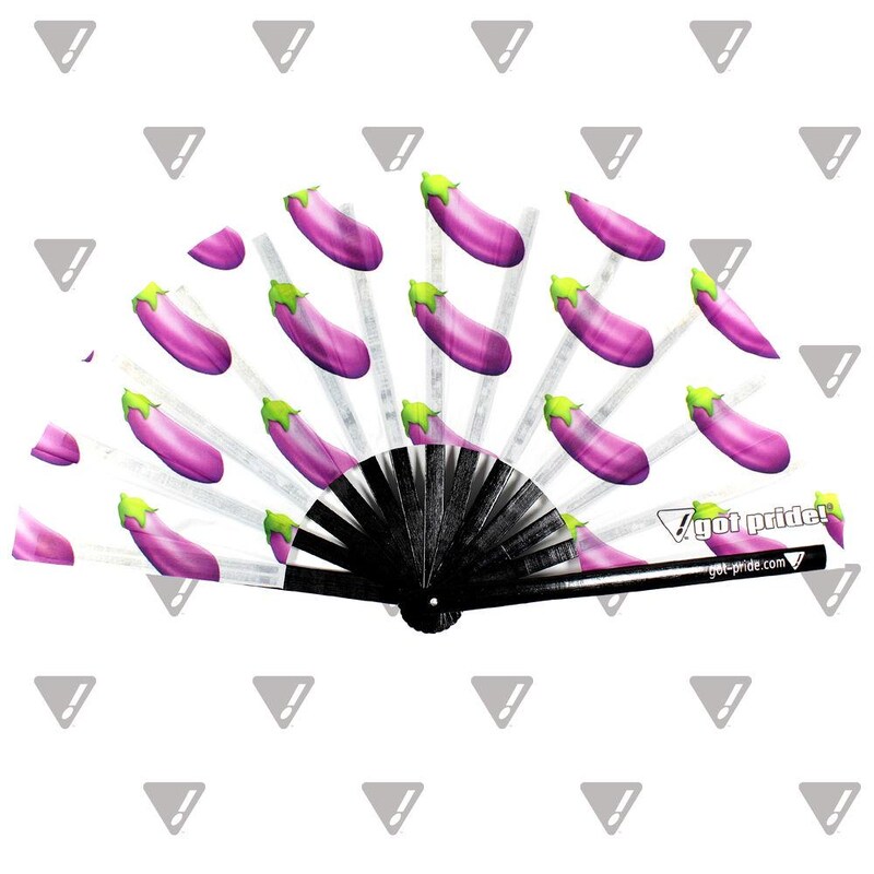 Large Purple Hand Fan - Etsy