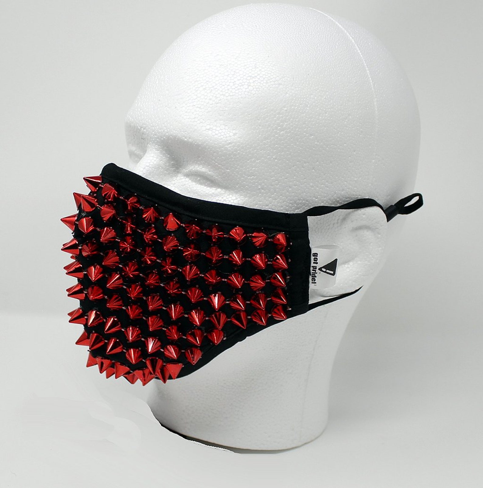 Studded Face Mask Spike Mask Punk Mask Light Weight | Etsy
