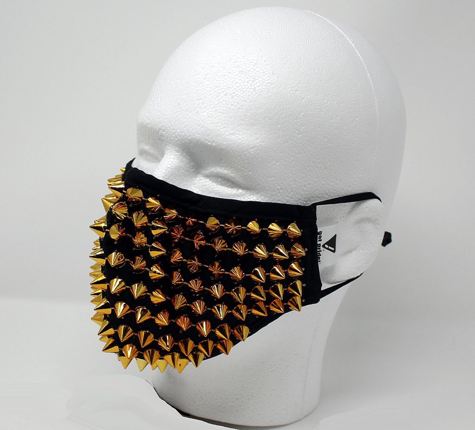 Studded Face Mask Spike Mask Punk Mask Light Weight | Etsy