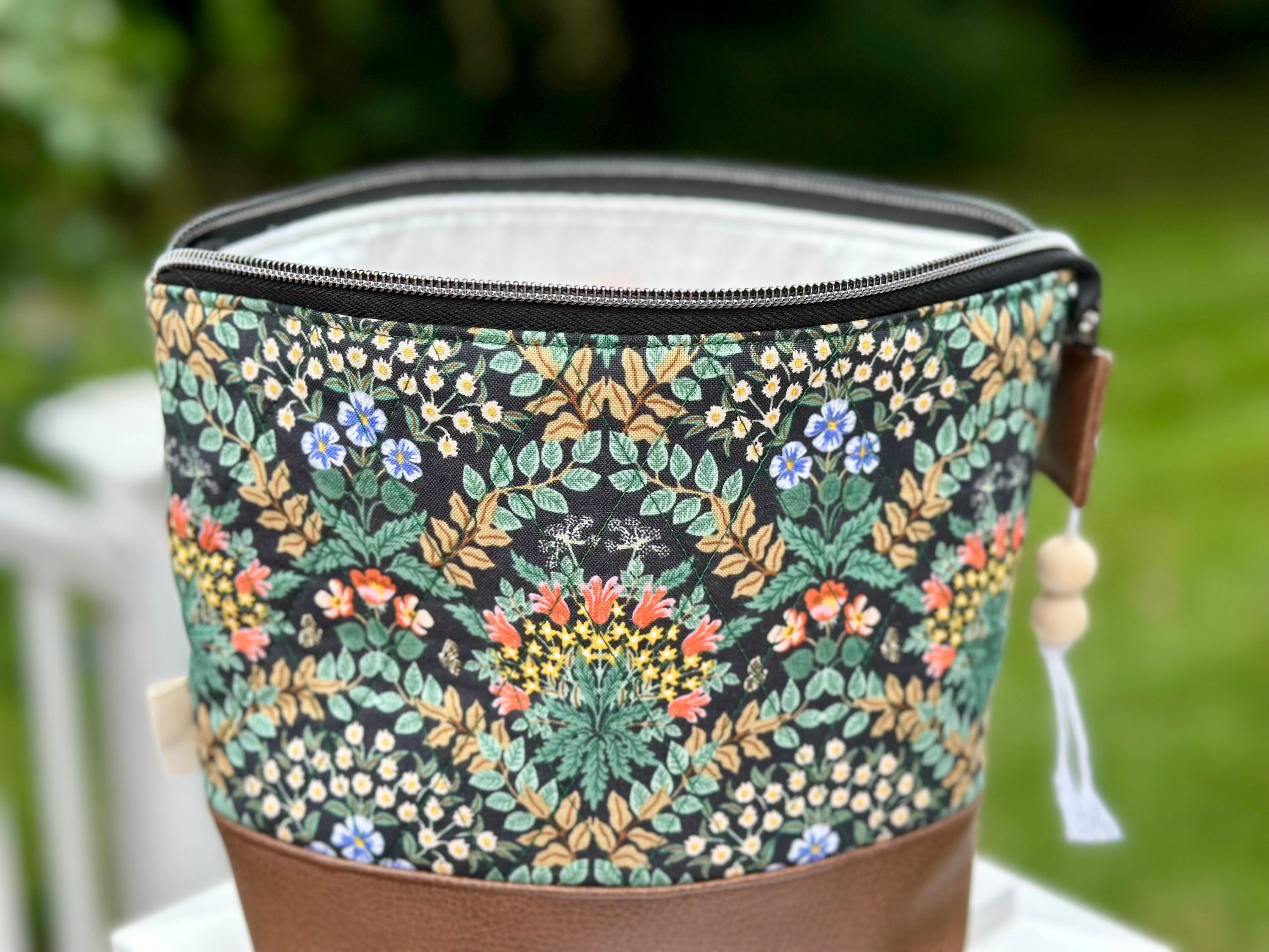 Project Bag for Knitting Crocheting Embroidery Cross Stitching Large ...