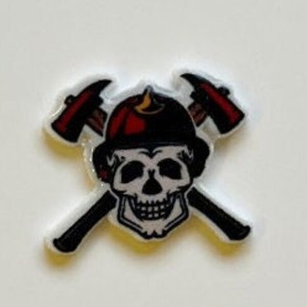 Firefighter Charm - Etsy