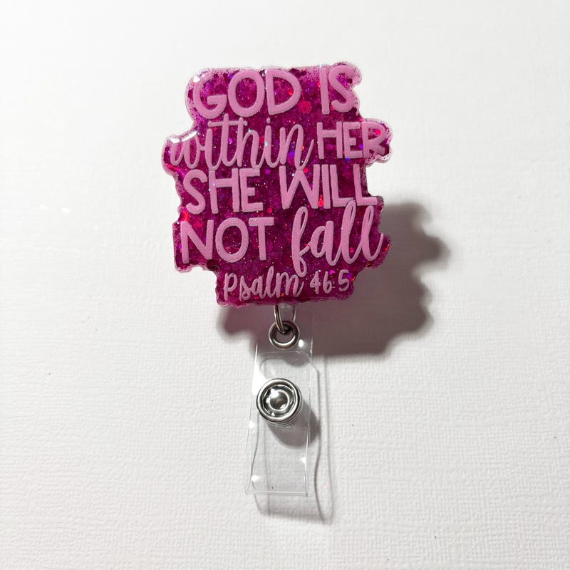 Bible Verse Badge Reel - Etsy