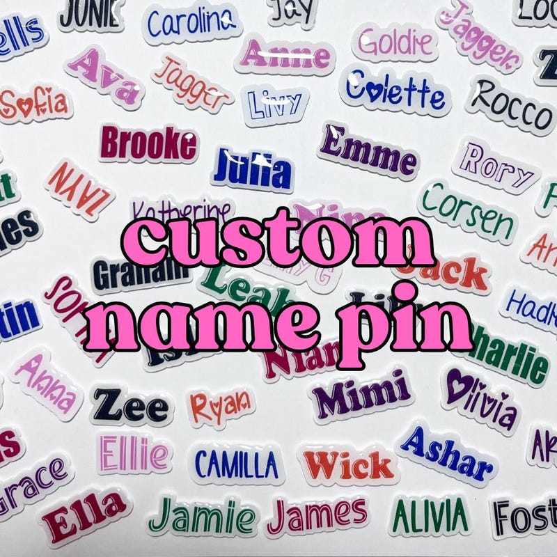 Name Pin - Etsy