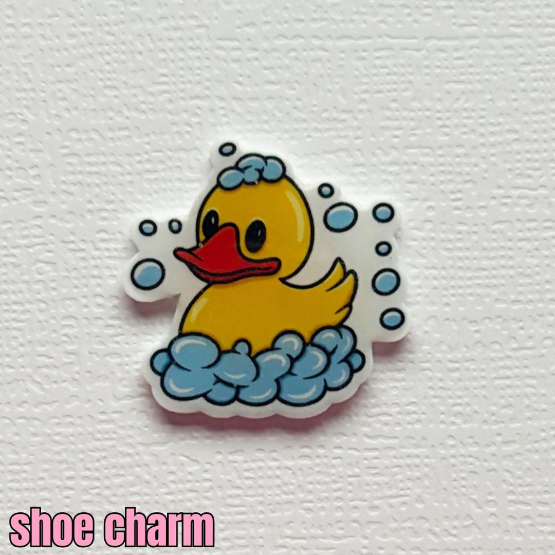 Rubber Duck Shoe Charm - Etsy