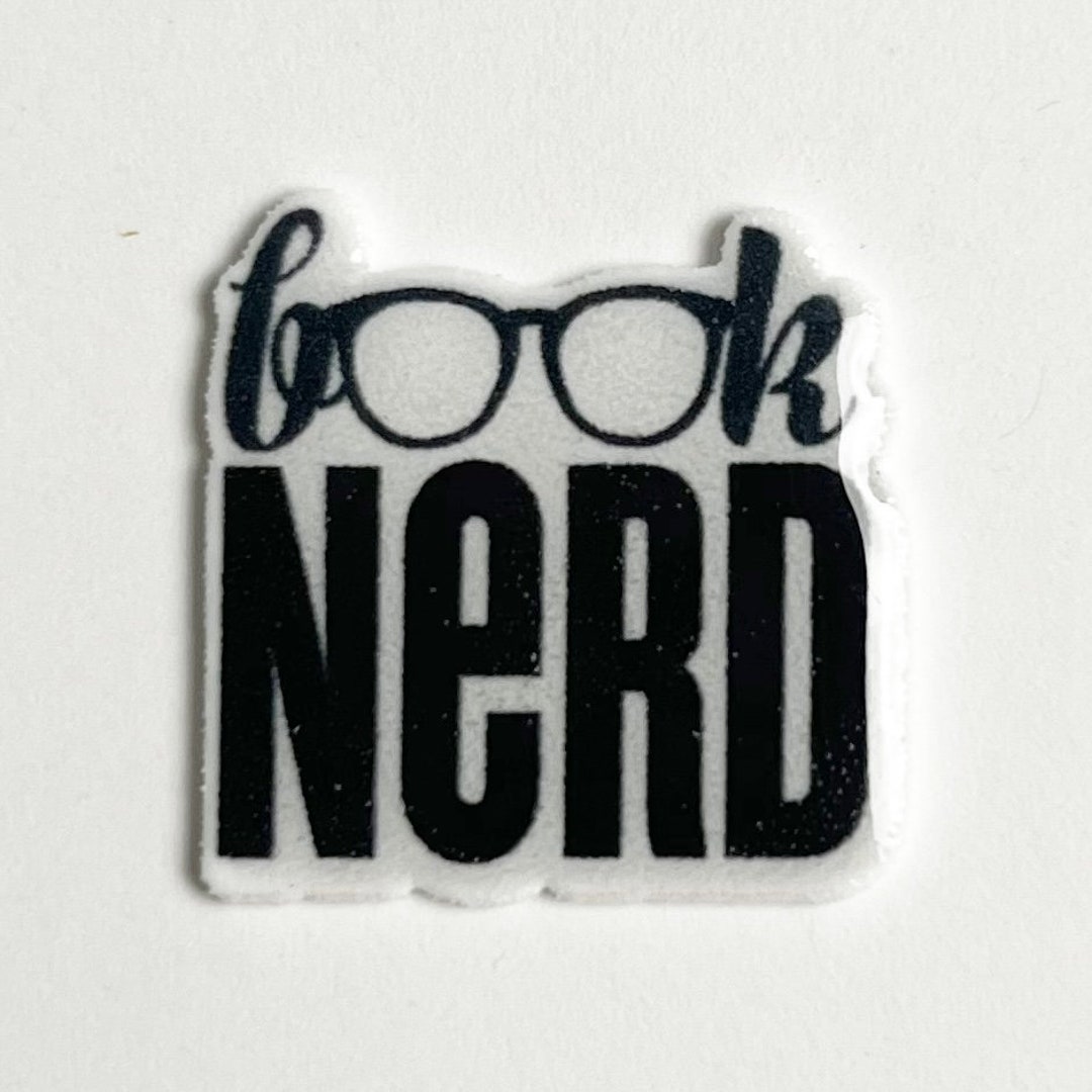 Book Nerd Shoe Charm - Etsy
