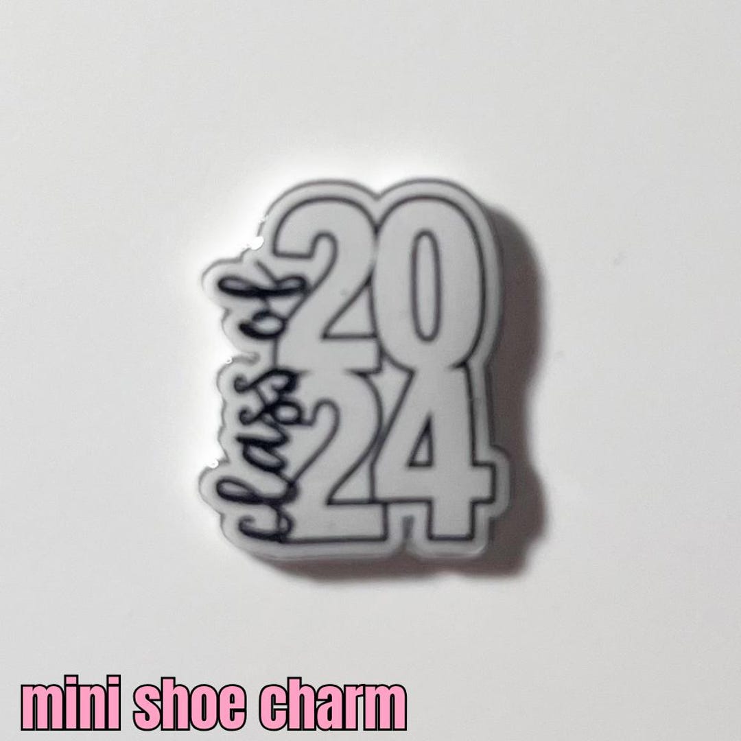 Class of 2024 Mini Shoe Charm, Graduation Gift - Etsy
