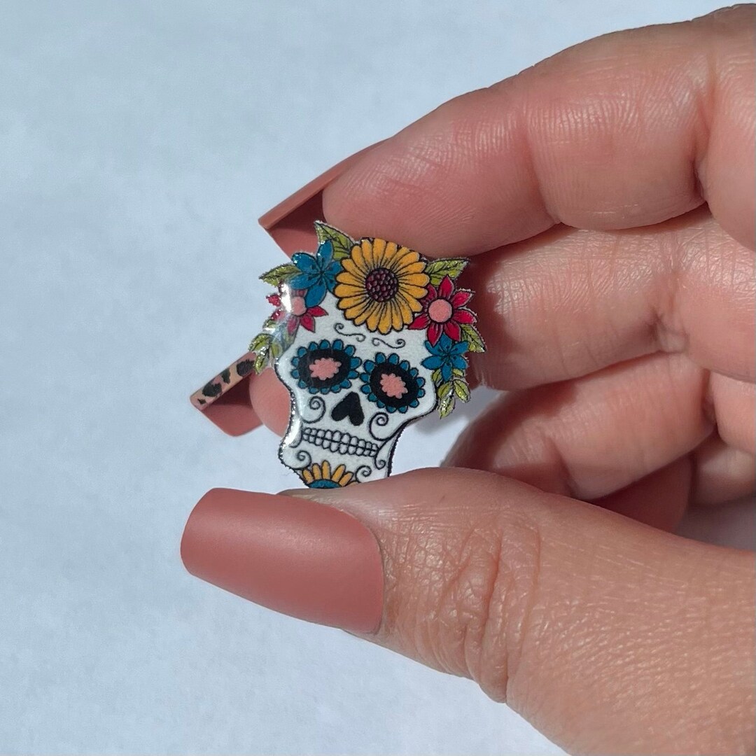 Dia De Los Muertos, Sugar Skull Shoe Charm for Crocs - Etsy