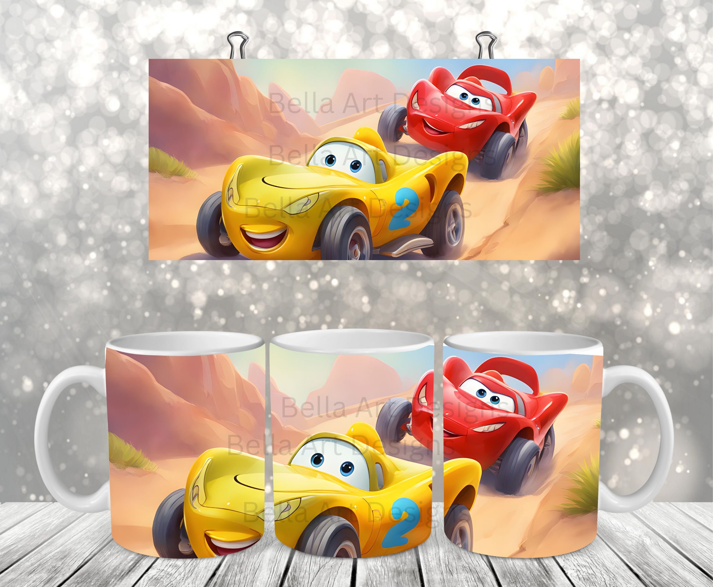 Race Cars Mug Wrap Design Mug Sublimation PNG Boys Funny Race Cars Mug ...