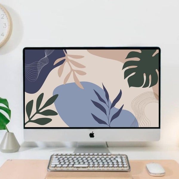 Pastel Blue Desktop Wallpaper - Etsy