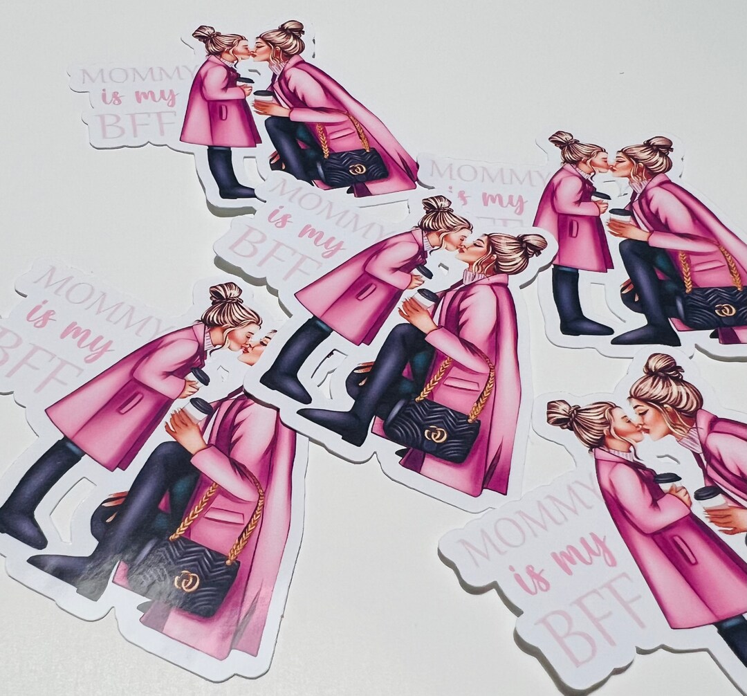 Mommy and Daughter Best Friends Forever Stickers BFF Mommy and - Etsy