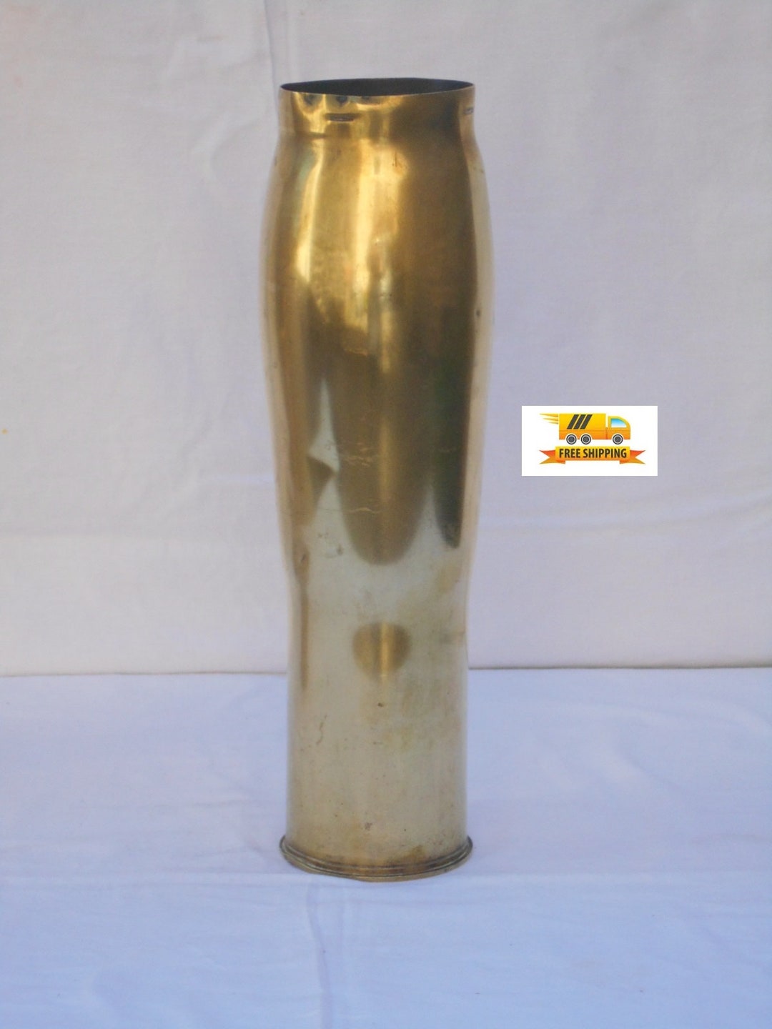 WW2 Trench Art Brass Vase Made From 75 MM M18 Artillery Shell - Etsy