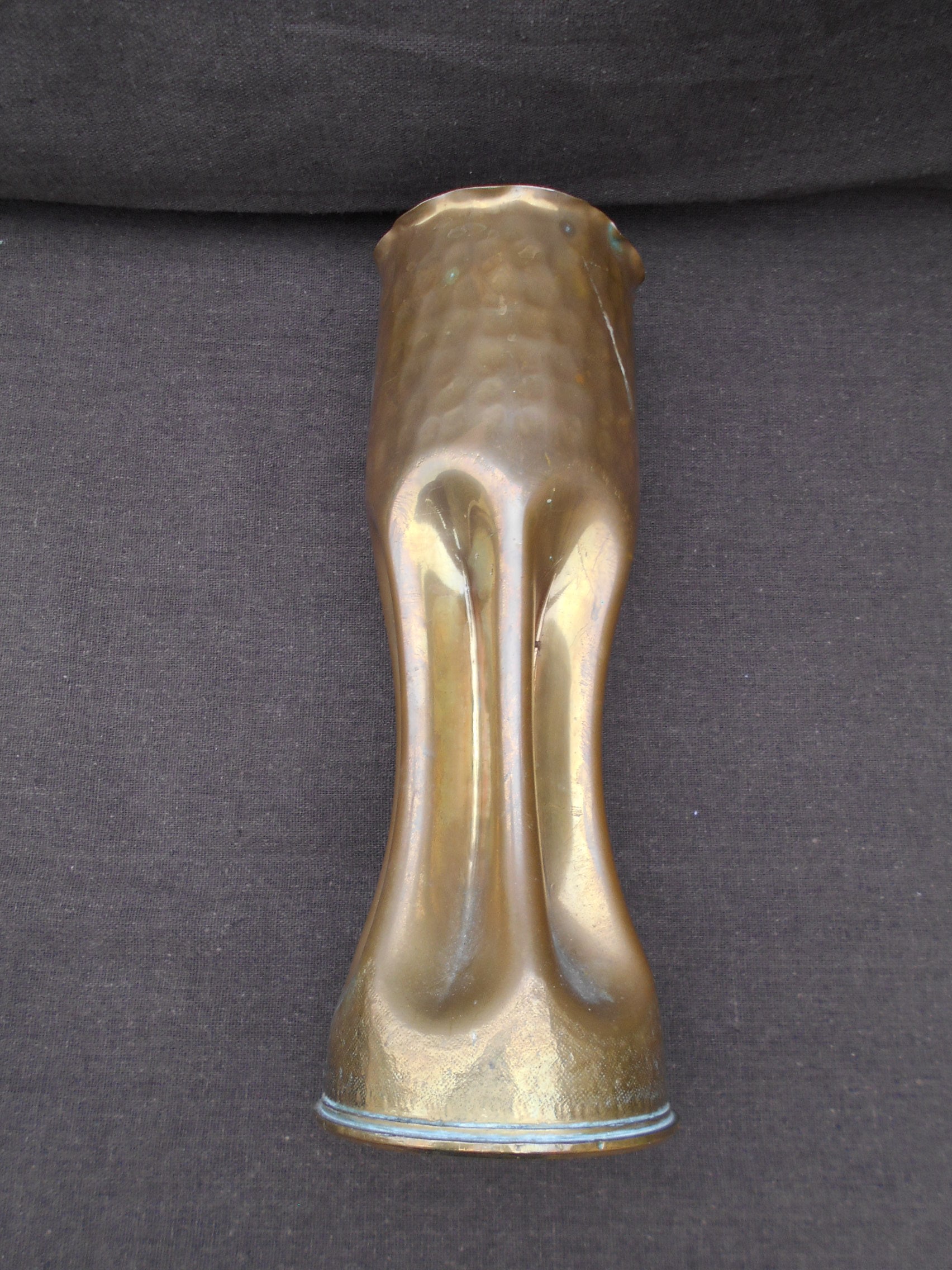 Memorabilia WW2 Trench Art Brass Vase Made from 25 PR II British ...