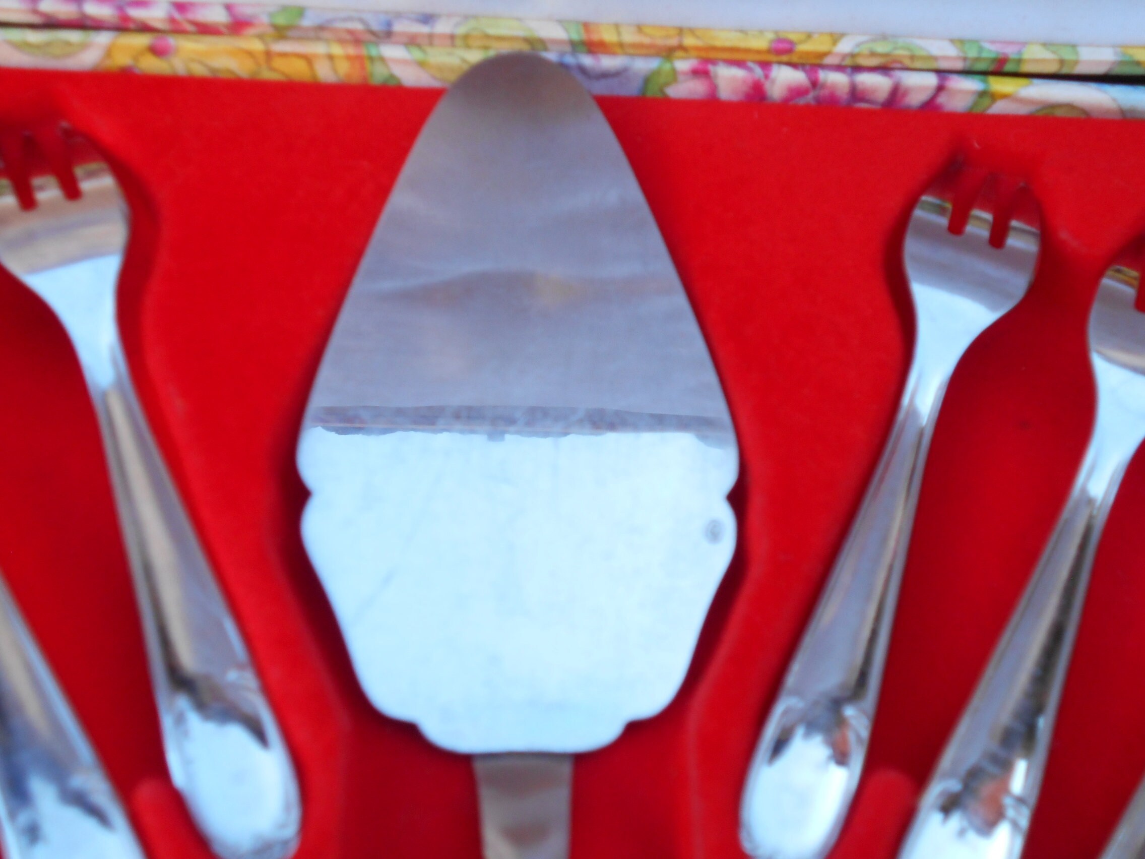 Vintage French Jean Couzon Gateaux/cake Set of 12 Forks and Serving ...