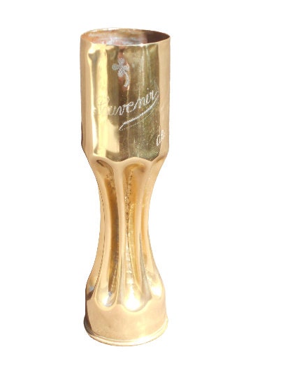 WW2 Trench Art Brass Vase Made From 75 DE C Artillery Shell Casing - Etsy