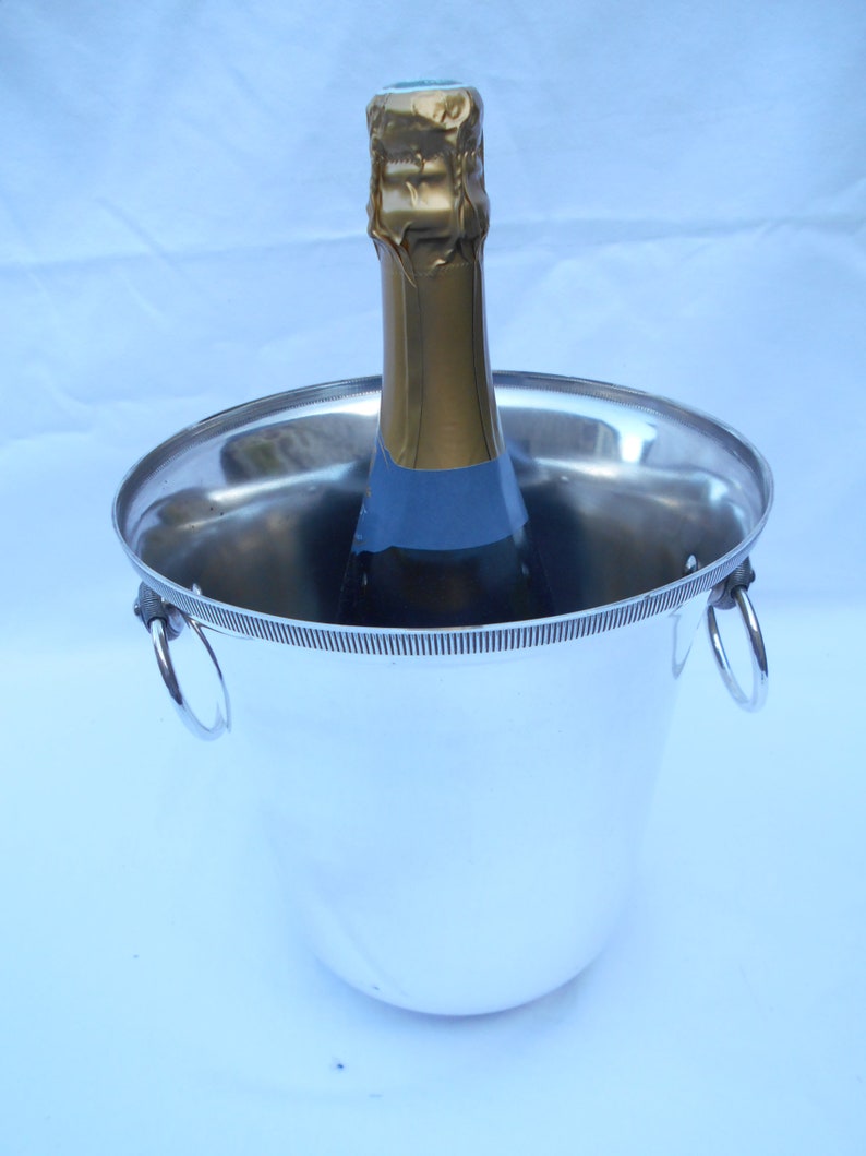 French Silver Plated Champagne Bucket - Etsy