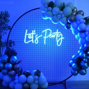 Let's Party Neon Sign ,custom Neon Sign for House, Neon Sign Bar, Neon ...