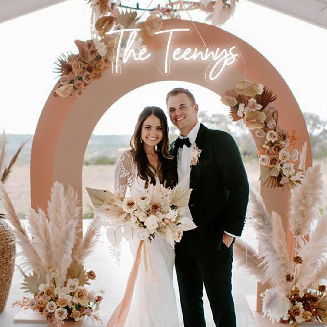 Wedding Neon Sign for Reception, Wedding Neon Sign Custom, Wedding Neon ...