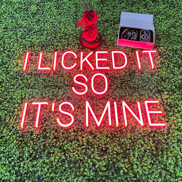 So Its Mine Neon Sign - Etsy