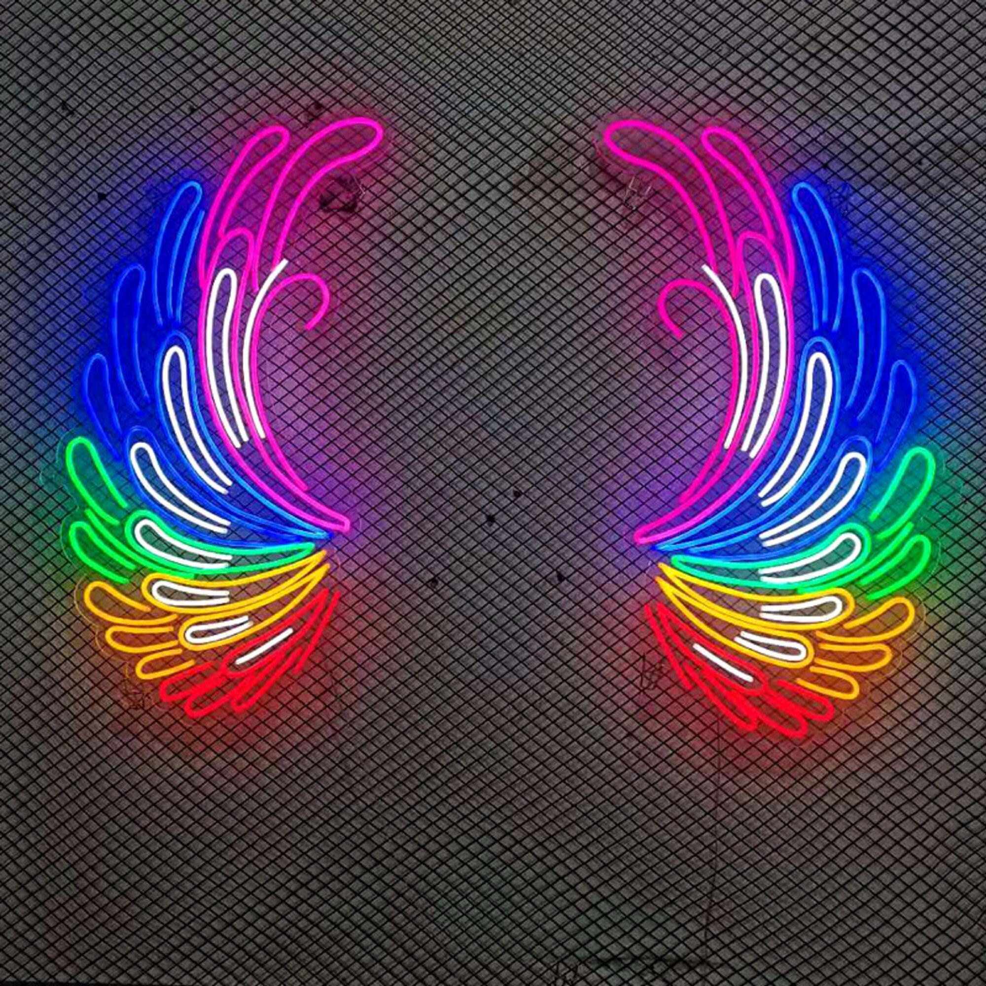 Angel Wing Neon Sign Customized WallCustom Neon Sign neon | Etsy