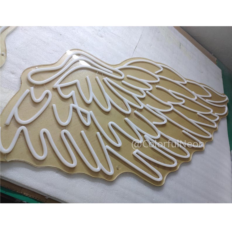 Angel Wings Custom, Angel Wings Neon Sign, Angel Neon Sign, Wings ...