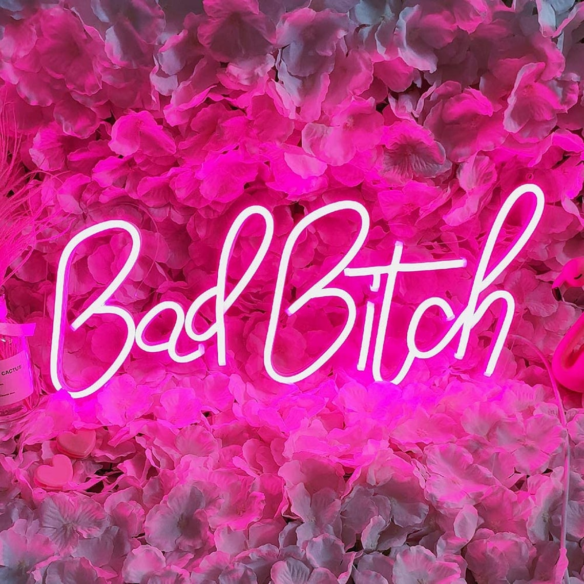 Bad Bitch Neon Signs Lightcustom Neon Sign Neon Sign Led | Etsy