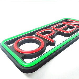 Open Close Sign Shop Open Business Led Lighting ,custom Neon Sign,diy ...