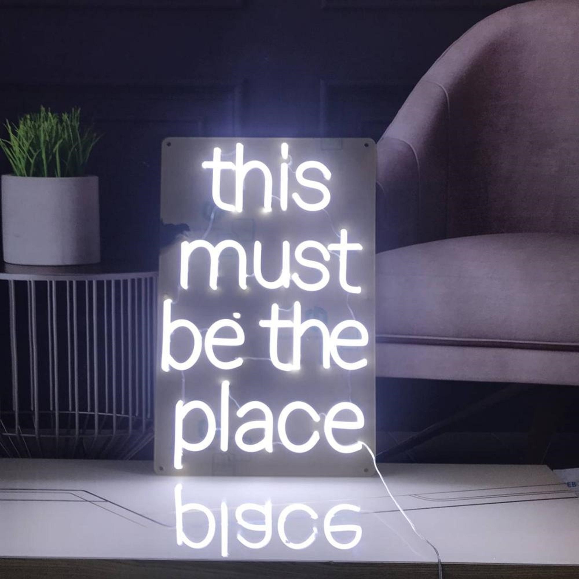 This Must Be The Place Neon Sign NeonCustom Neon Sign For | Etsy